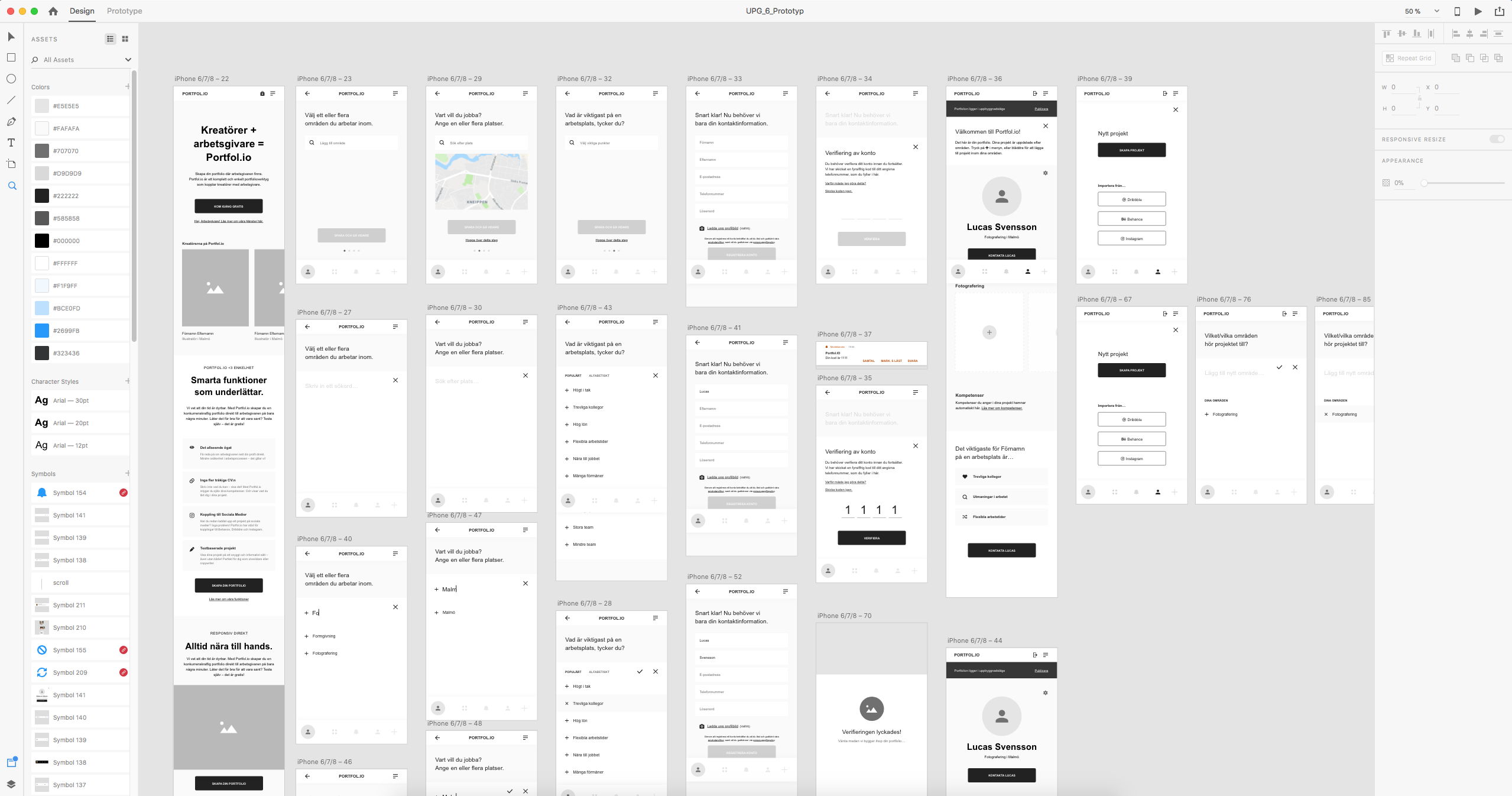 Enkla och interaktiva designskisser med Adobe XD | Hamrén Webbyrå