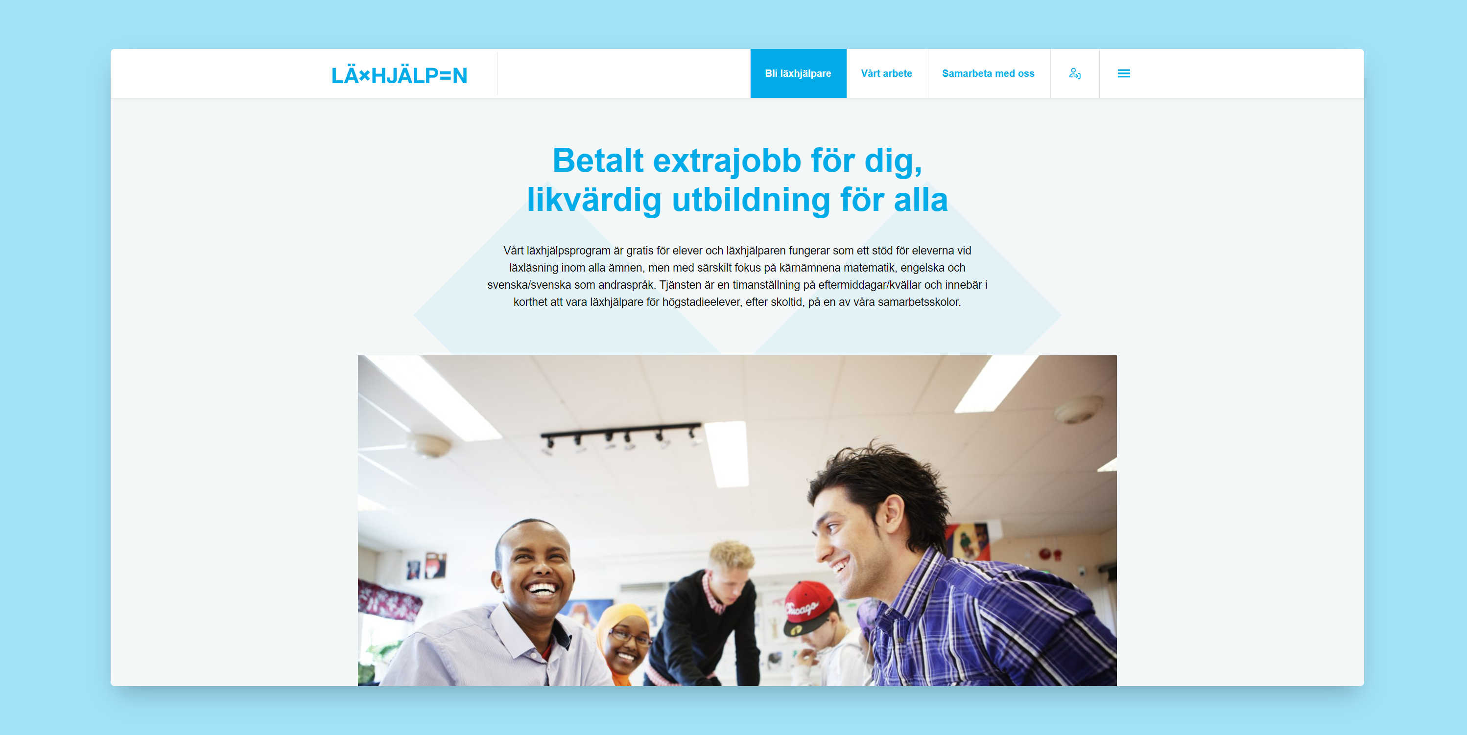 Fokus på bättre konvertering med ny hemsida åt Läxhjälpen | Hamrén Webbyrå